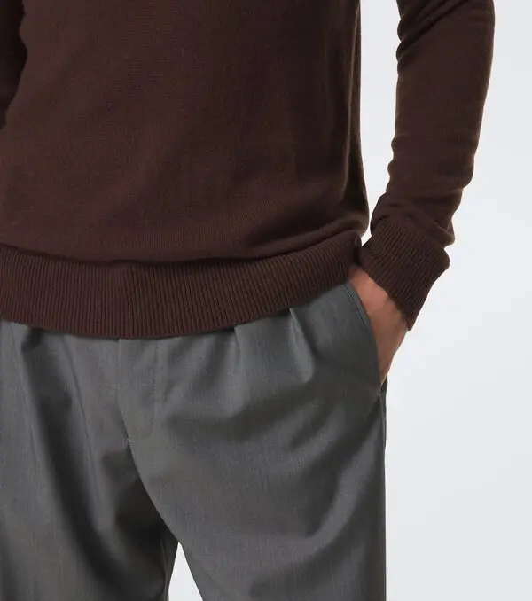 THE ROW Thamm Cashmere Sweater - Brown