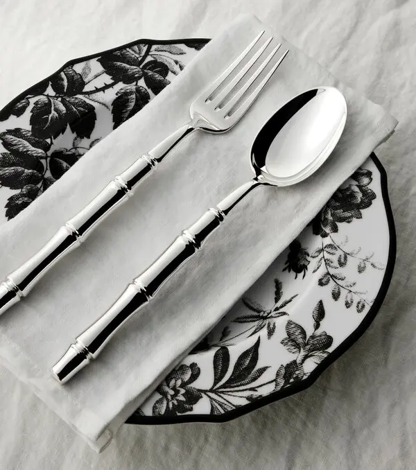 Gucci Set Of 2 -plated Spoons