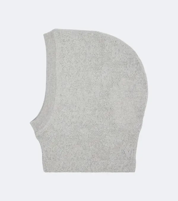 Brunello Cucinelli Knitted Balaclava - Grey