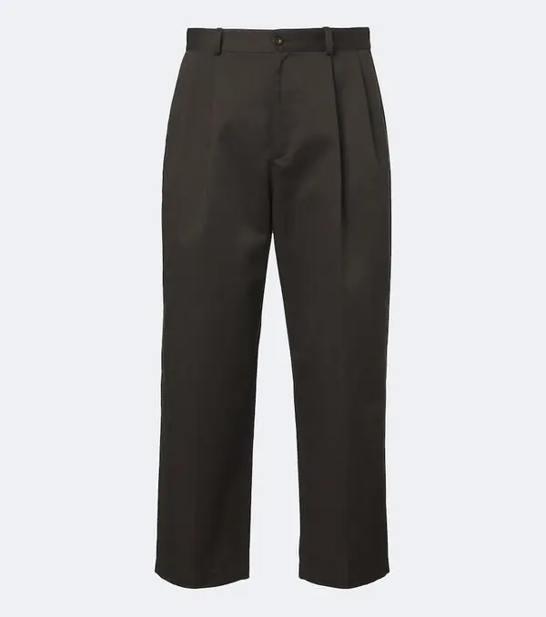 THE ROW Nesper Pleated Straight Pants