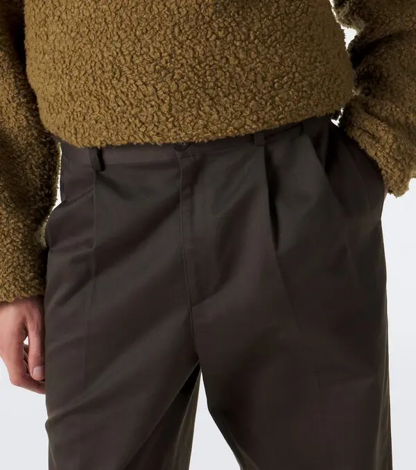 THE ROW Nesper Pleated Straight Pants