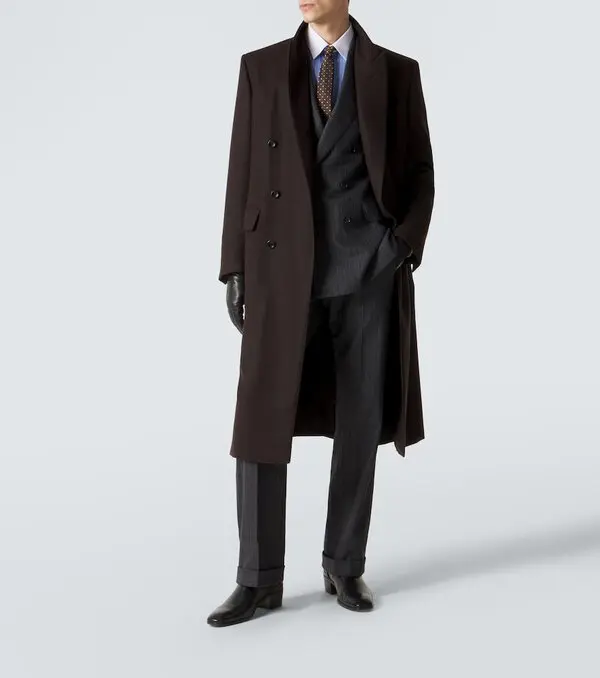 TOM FORD Double-breasted Cashmere Coat
