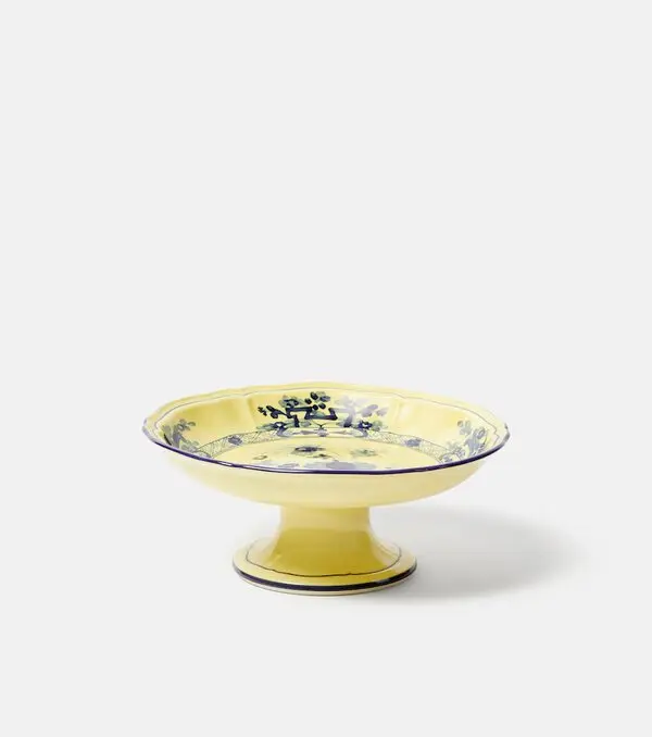 GINORI 1735 Oriente Italiano Porcelain Fruit Bowl - Yellow