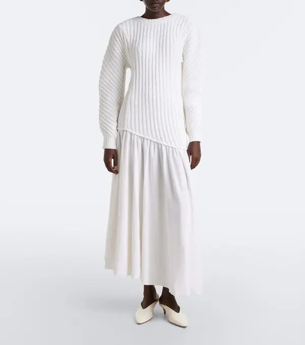 Bottega Veneta Asymmetric Midi Dress