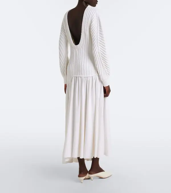 Bottega Veneta Asymmetric Midi Dress