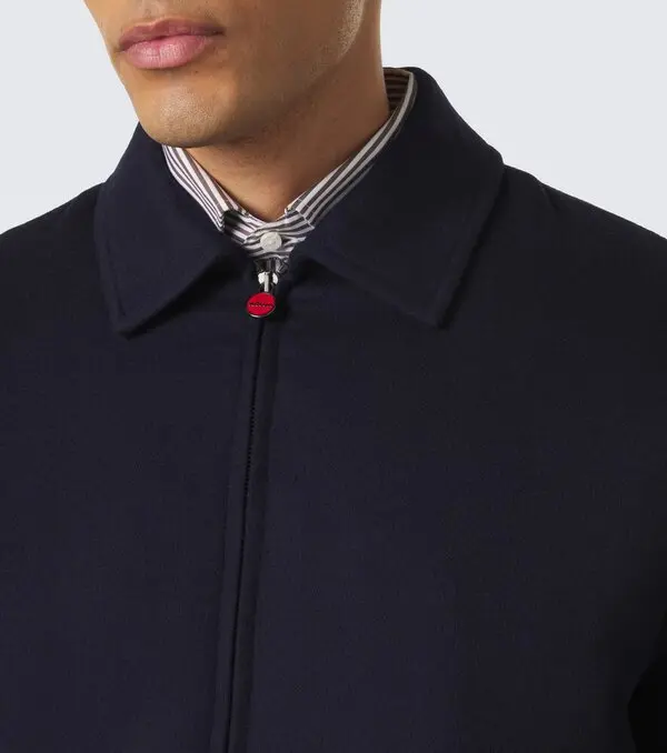 Kiton Wool Bomber Jacket