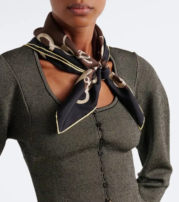 Jacquemus Pampille Silk Scarf