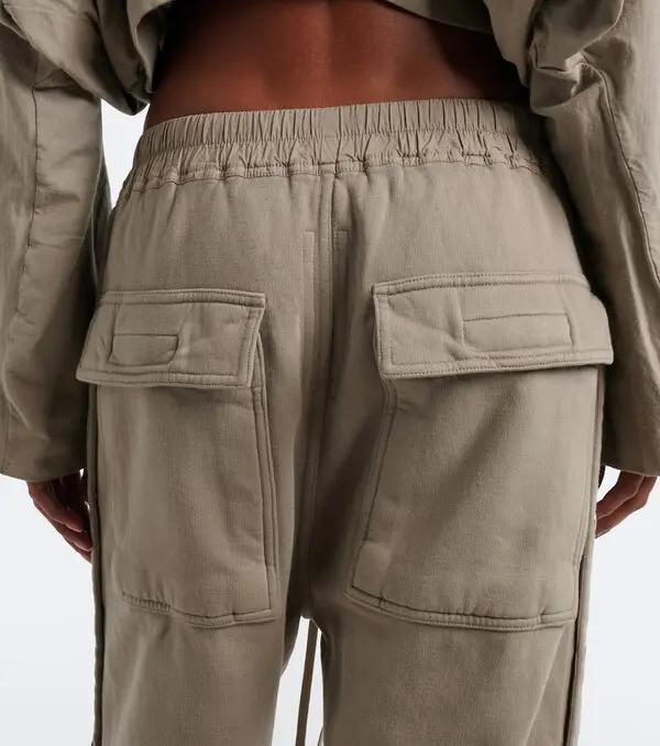 Rick Owens Cotton Wide-leg Sweatpants