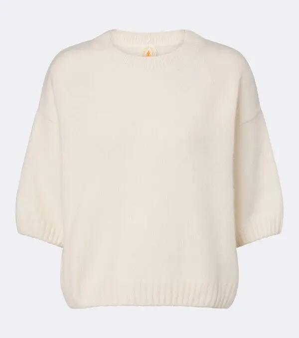 Jardin Des Orangers Cashmere And Silk Sweater - White