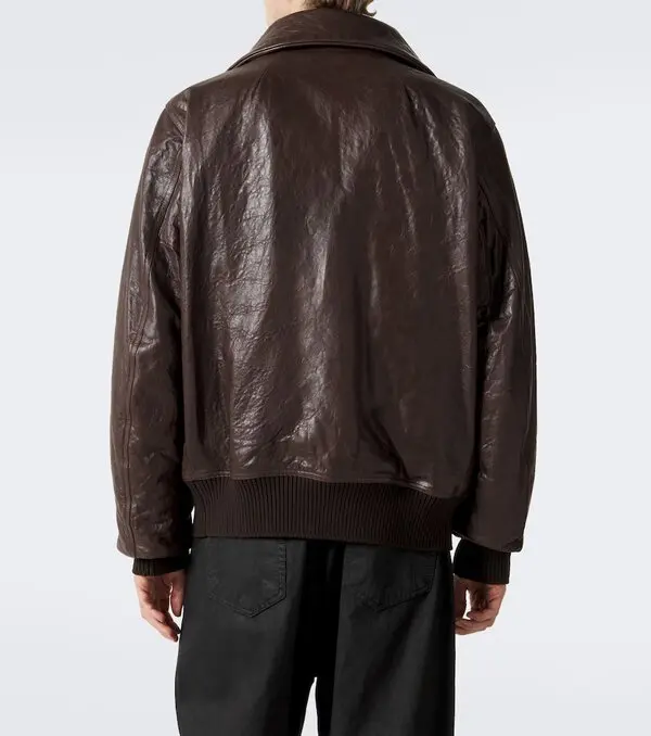 Rick Owens Dracuflight Leather Blouson Jacket