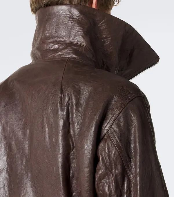 Rick Owens Dracuflight Leather Blouson Jacket