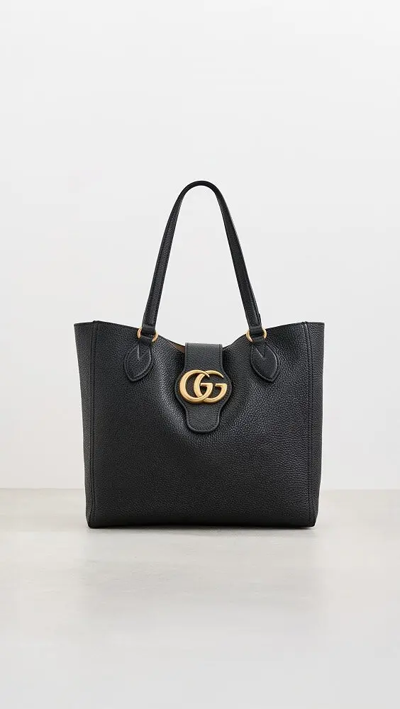 Gucci Leather Dahlia Tote