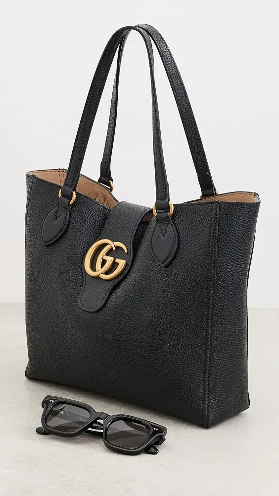 Gucci Leather Dahlia Tote