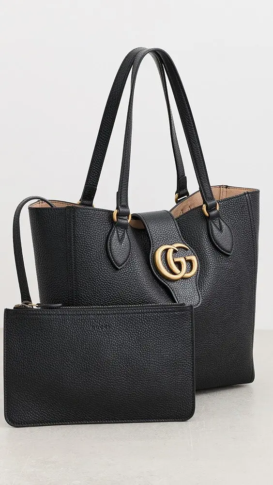 Gucci Leather Dahlia Tote