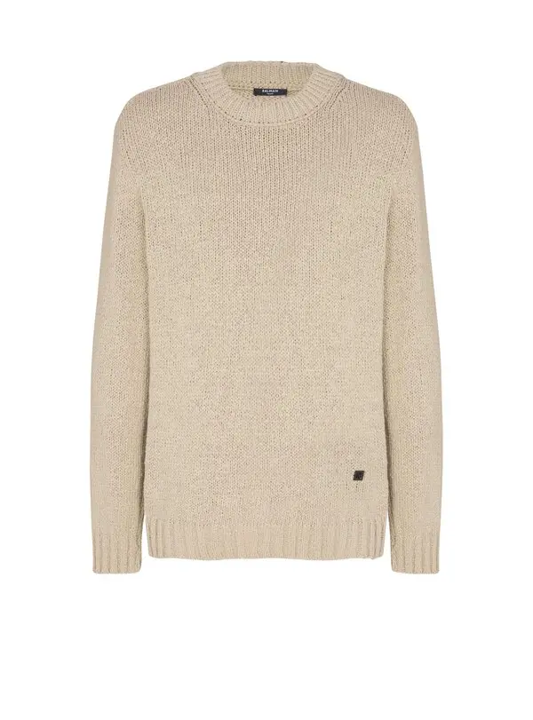 Balmain Light Cotton Jumper - Beige