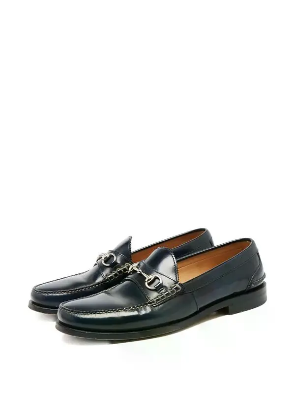 Gucci Leather Horsebit Loafers