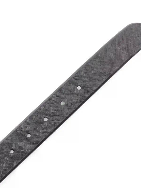 Prada Saffiano Leather Belt - Black