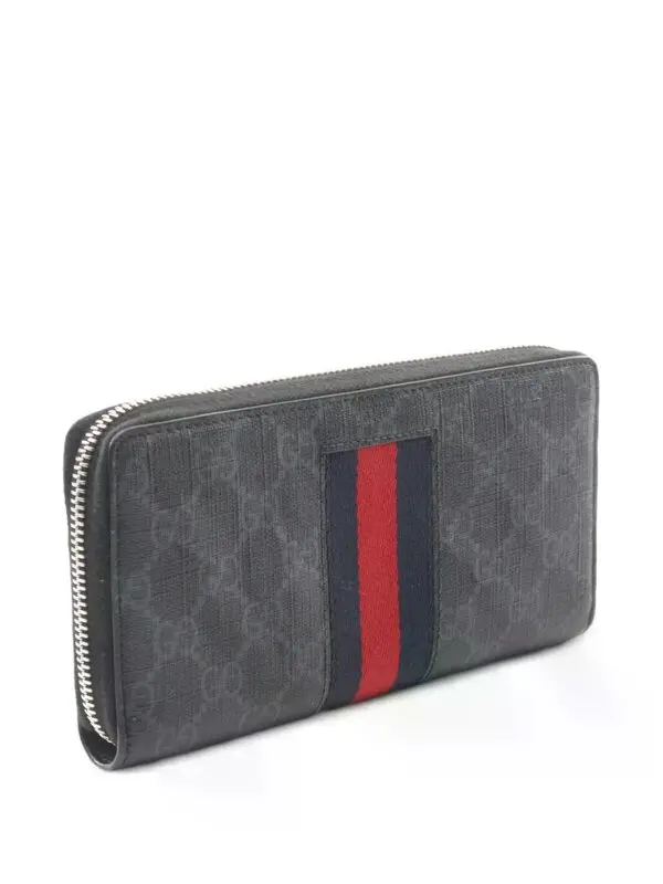 Gucci 2000s Web-stripe Wallet