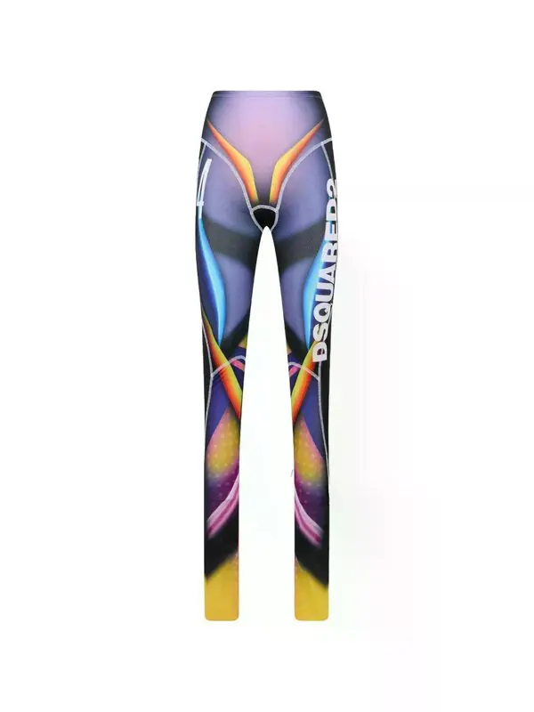 Dsquared2 Graphic Print Jersey Trousers