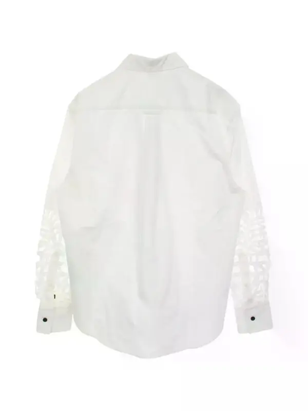LOUIS VUITTON 2000s Cut-out Button-down Shirt