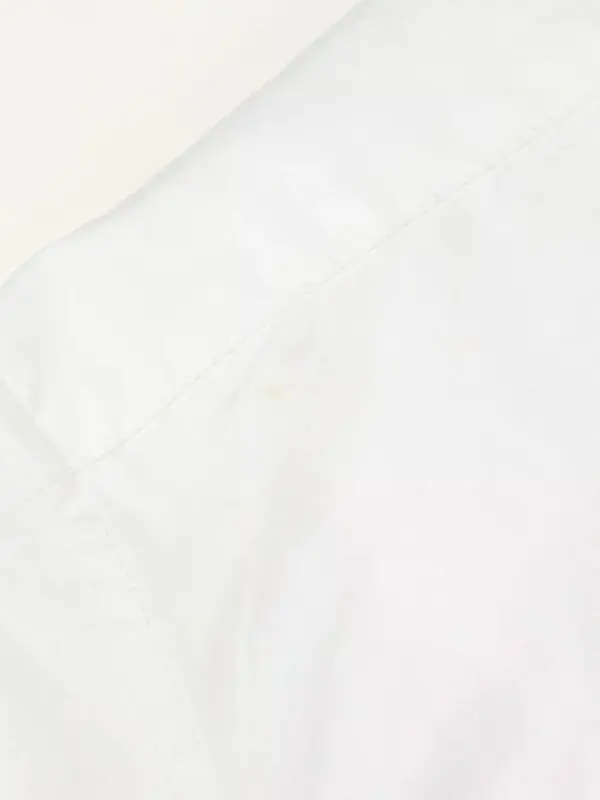 LOUIS VUITTON 2000s Cut-out Sleeve Button-down Shirt - White