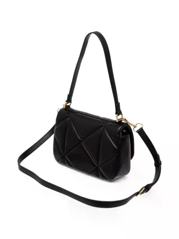 Moschino Quilted Logo-plaque Shoulder Bag