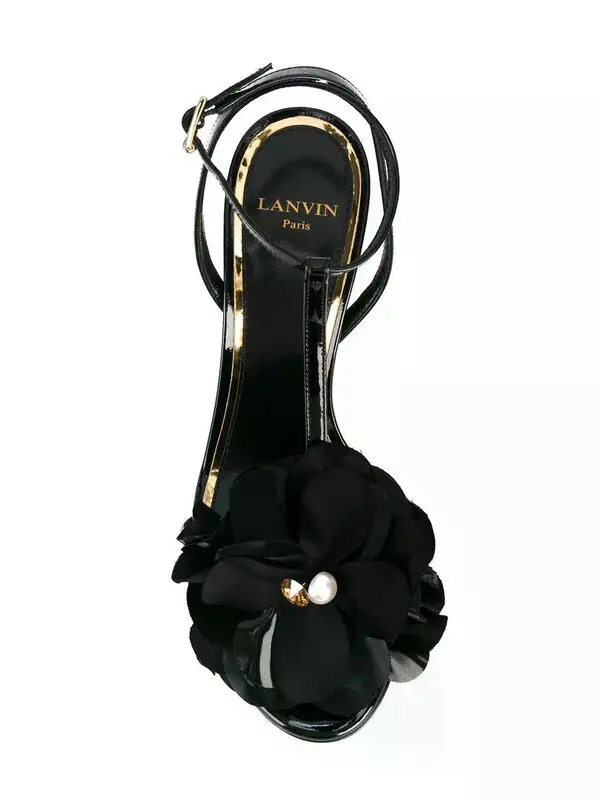 LANVIN Floral-embellished Sandals