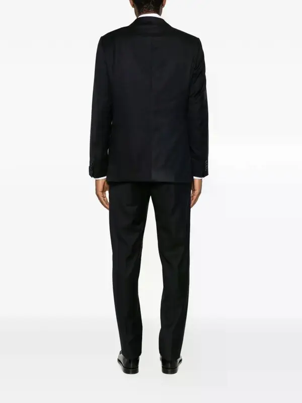 Caruso Norma Double-breasted Peak-lapel Suit