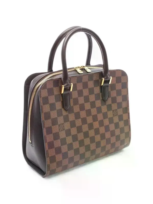 LOUIS VUITTON 2000 Triana Damier Ebène Tote Bag