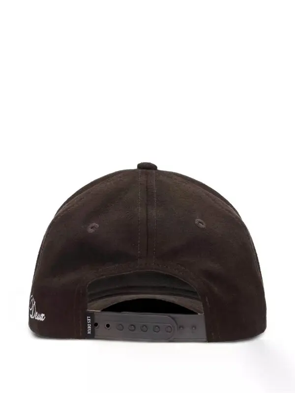 LES DEUX Encore Suede Cap - Brown