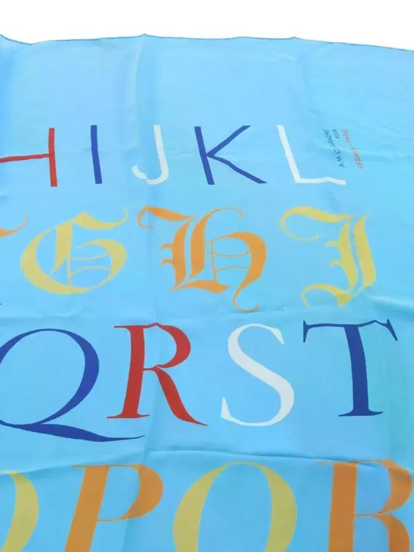 Hermès 2010s A.m.cassandre Silk Scarf