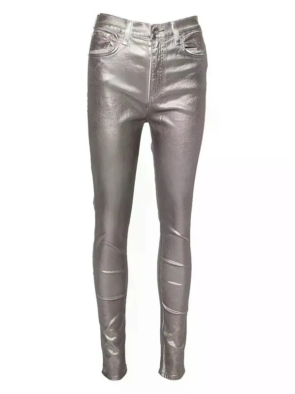Rag & Bone Metallic Five-pocket Jeans