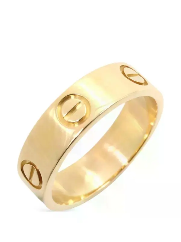 Cartier 18k Yellow Love Ring With Screw Motifs - Gold