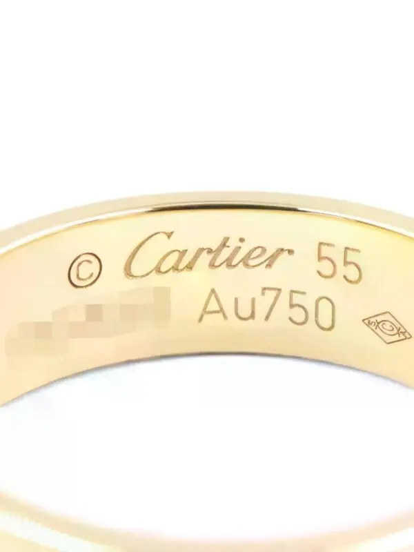 Cartier 18k Yellow Love Ring With Screw Motifs - Gold