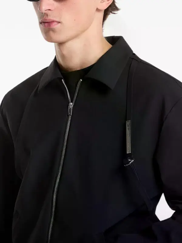 HELIOT EMIL Strap Detail Zip-up Jacket