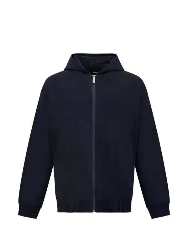 Herno Hooded Zip Sweatshirt