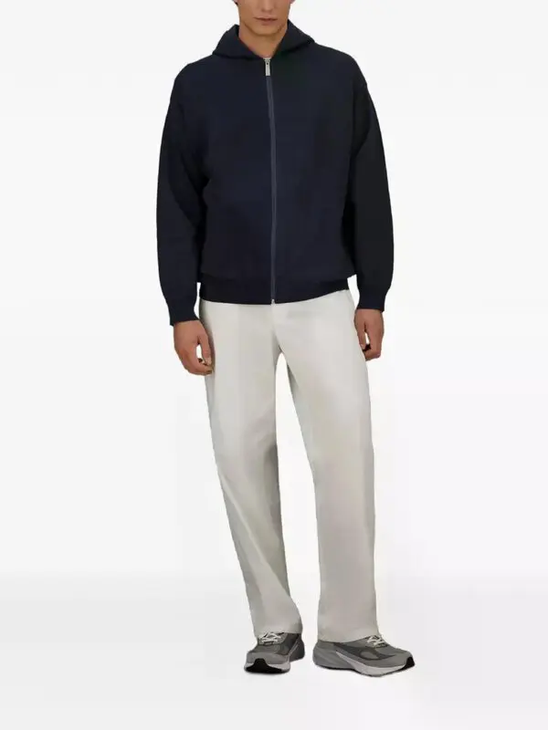 Herno Hooded Zip Sweatshirt