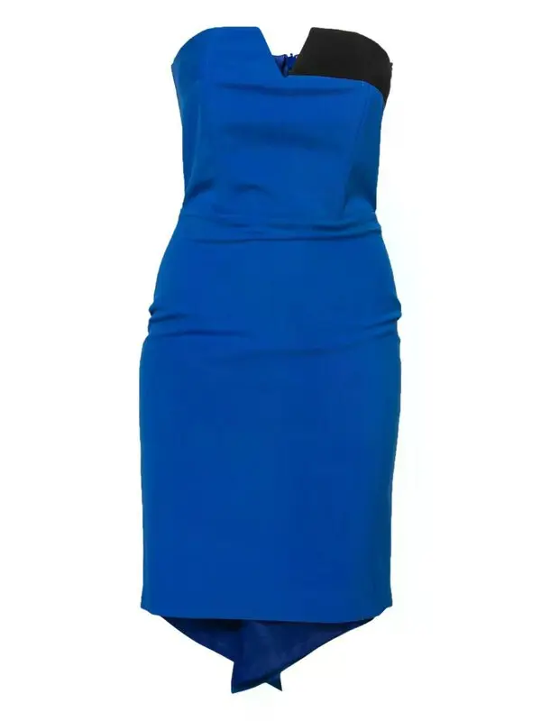 Mason Panel-detail Strapless Dress