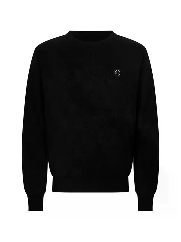 Philipp Plein Monogram Knit Sweater