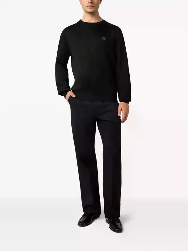 Philipp Plein Monogram Knit Sweater