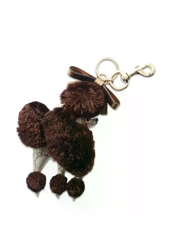 Gucci 2010s Gutchori Lulu Gg Plus Poodle Bag Charm - Brown
