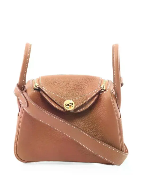 Hermès 2026 Mini Lindy Clemence Leather Shoulder Bag