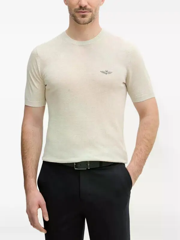 AERONAUTICA MILITARE Logo-detail T-shirt