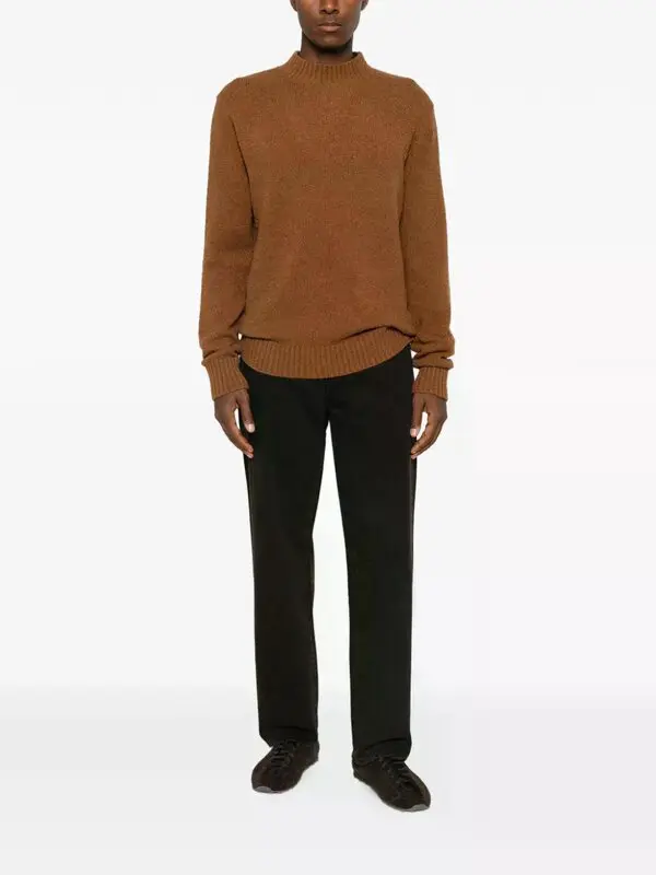 DRYKORN Zayn Ribbed-knit Mock Neck Sweater
