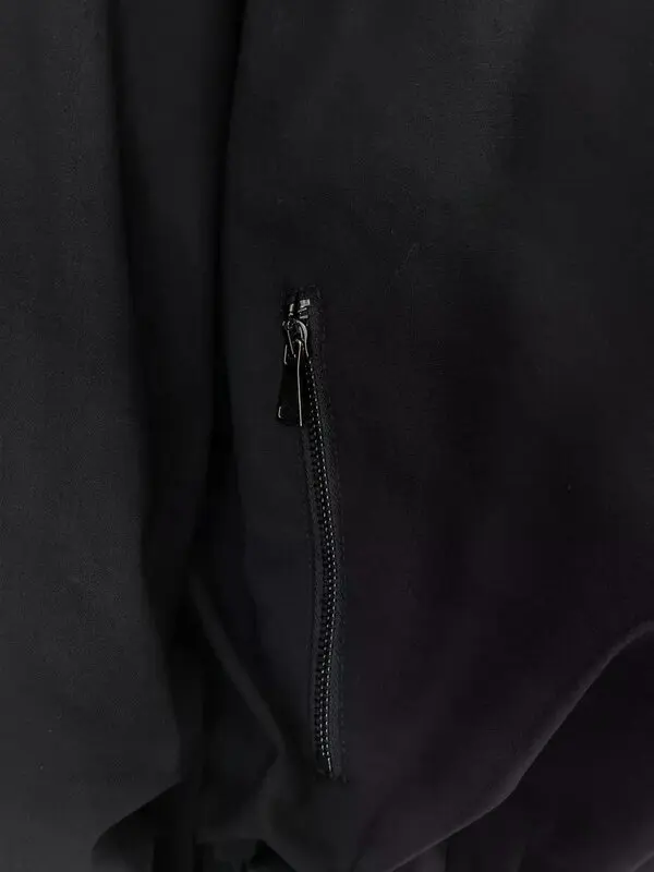 SEVEN GAUGE High-collar Zip-up Jacket - Black