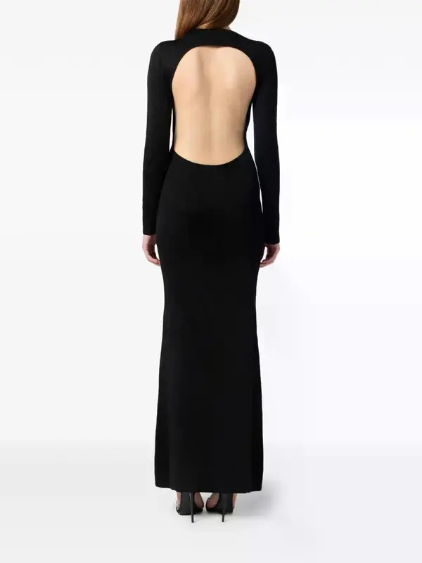Philipp Plein Open-back Maxi Dress