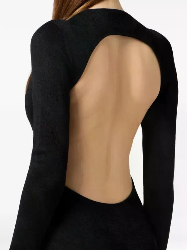 Philipp Plein Open-back Maxi Dress