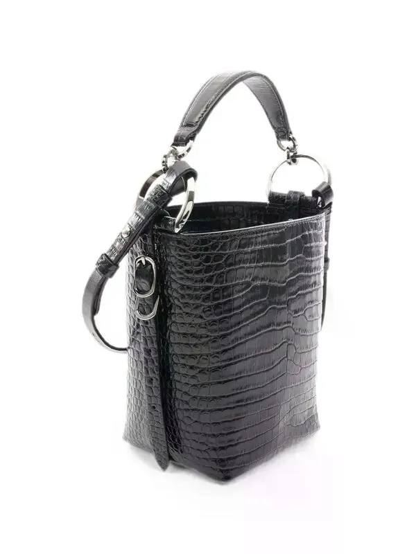 JIMMY CHOO 2000s Varenne Crocodile-embossed Mini Bag
