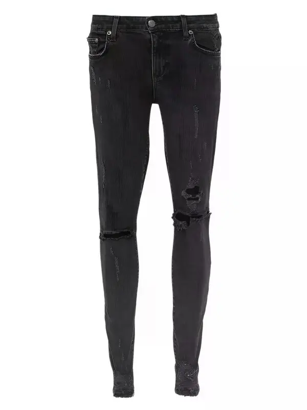 LOVERS AND FRIENDS Distressed Denim Jeans