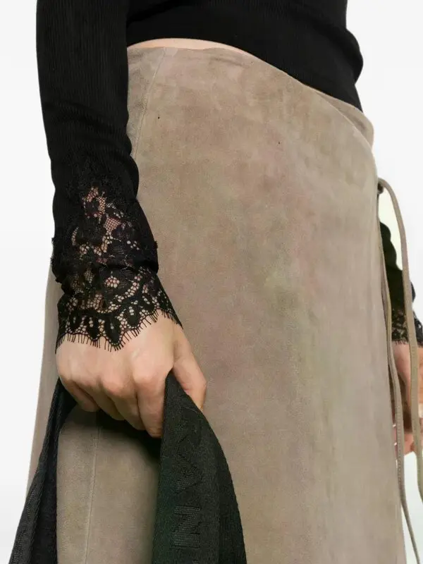 Dorothee Schumacher Lace-trim Long-sleeve T-shirt